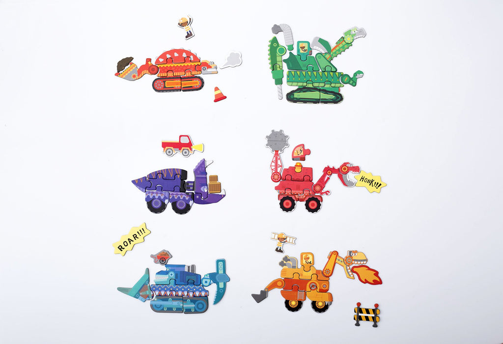 MierEdu Puzzle & Draw Magnetic Kit - Diggersaurs – Torquay Toys